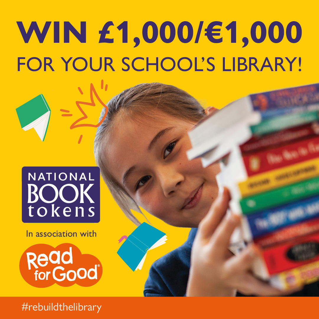 Win £1,000 / €1,000 for your school’s library! | National Book Tokens